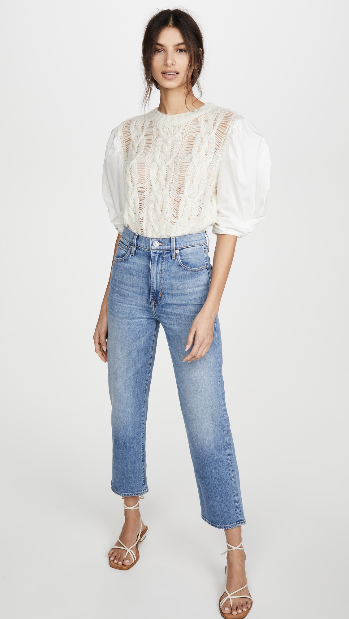 SLVRLAKE SLVRLAKE London Crop Jeans